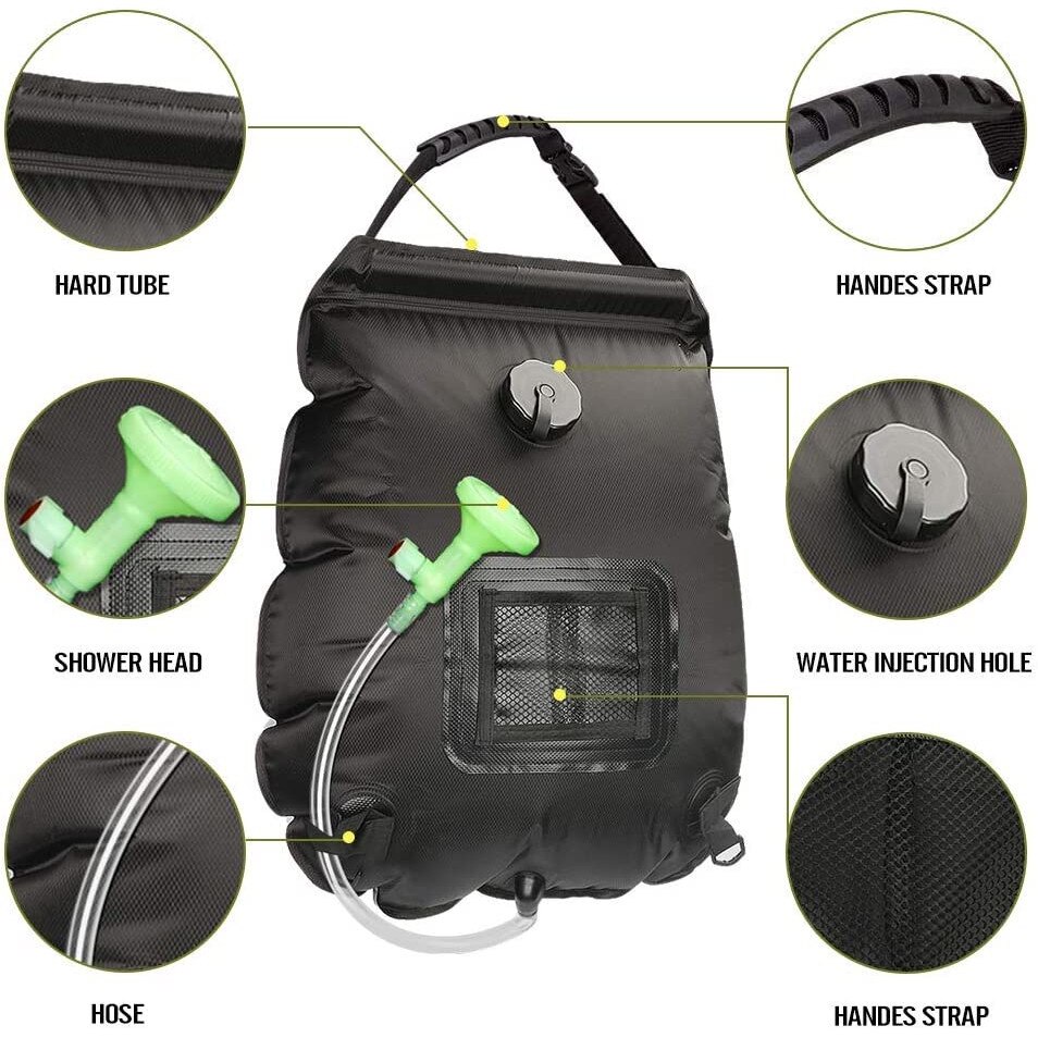 Dus camping, Portabil, 20l, Negru - eMAG.ro