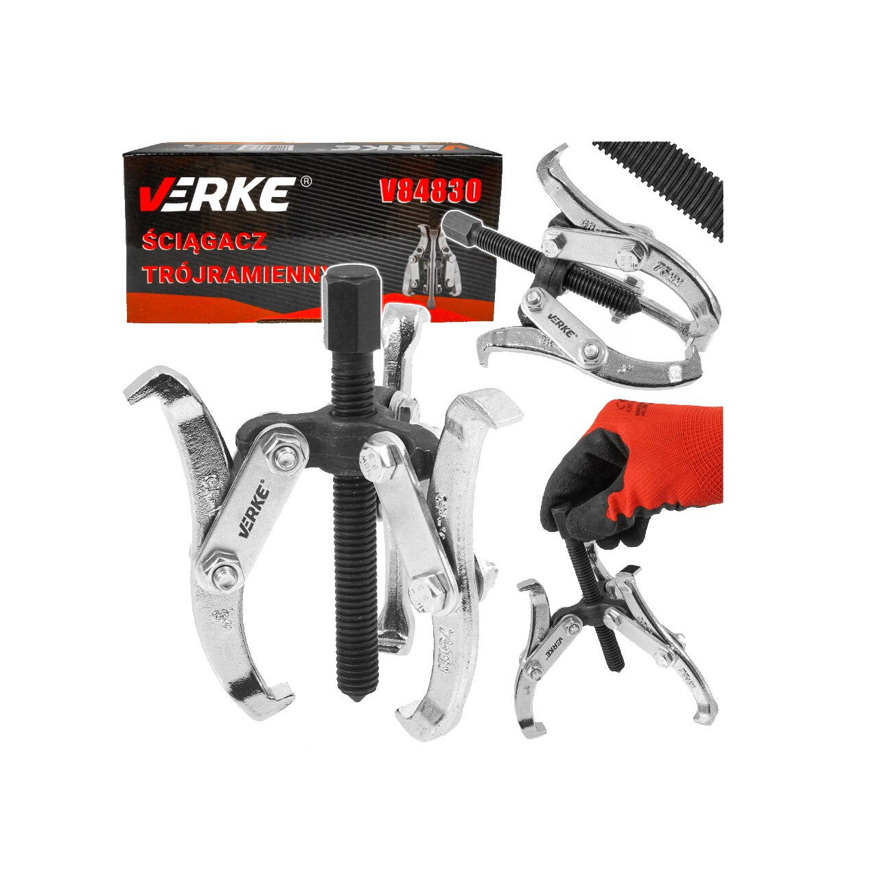 Presa extractor rulmenti, 3" 3 brate, Verke - eMAG.ro