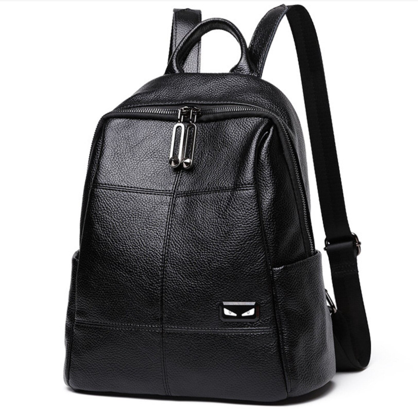 Rucsac dama, Freeland B986, Piele naturala, Negru - eMAG.ro