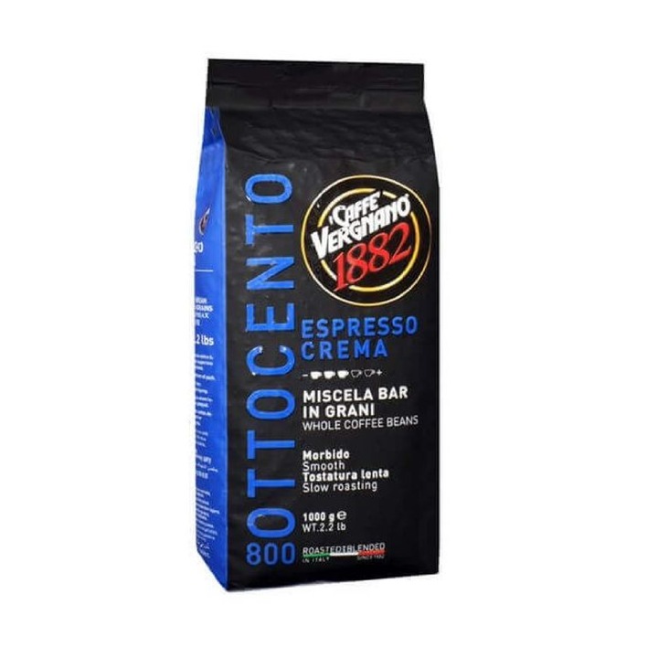 Boabe de cafea, Vergnano, Arabica/Robusta, 1 kg - eMAG.ro