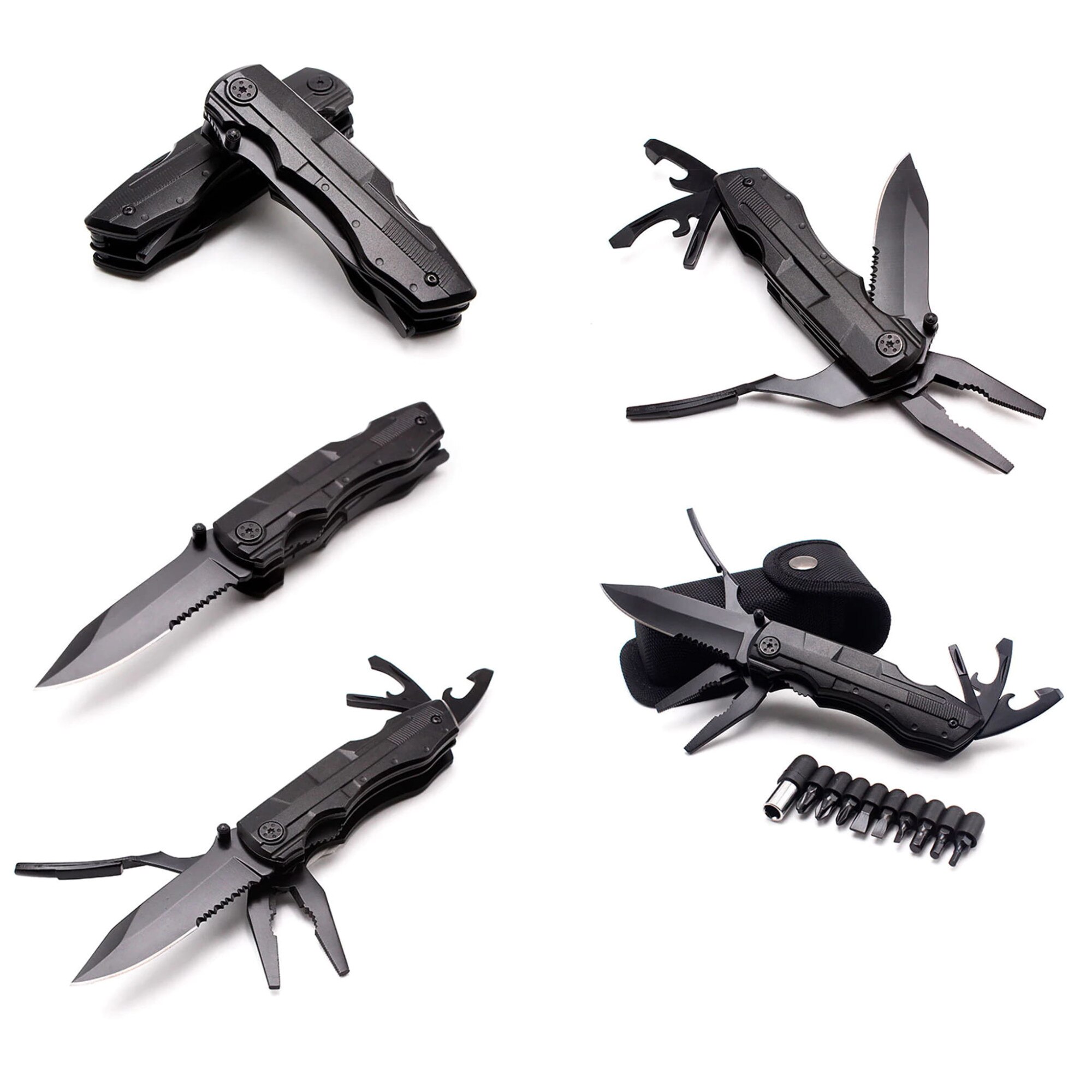 Briceag multifunctional, ZOLTA, Metal, Negru - eMAG.ro