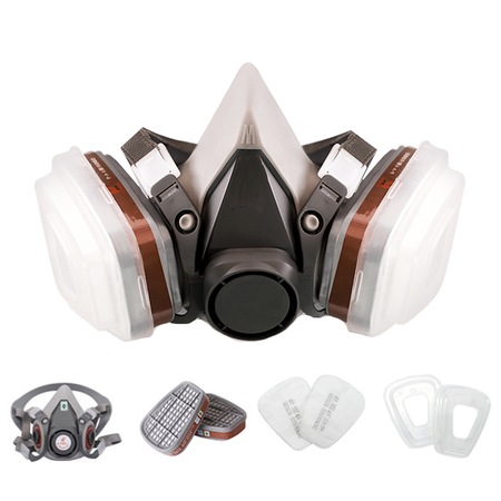 Set masca reutilizabila, pentru protectie respiratorie, Include 2 ...