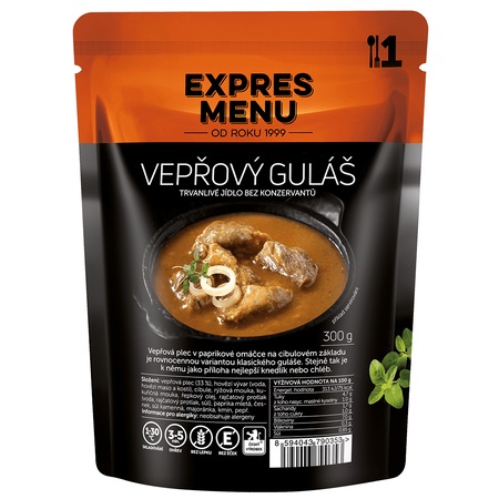 Gulas de porc, Expres Menu, 300 g - eMAG.ro
