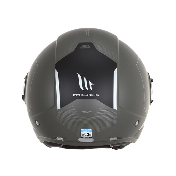 Casca Open face moto MT Viale Unit gri mat cu ochelari soare integrati ...