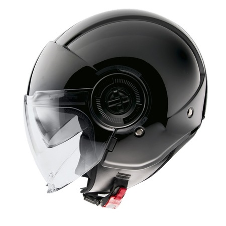 Casca moto open face cu ochelari soare integrati MT Viale SV negru ...