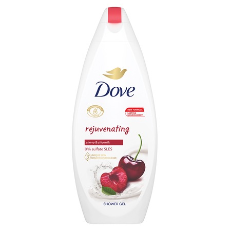 Душ гел Dove Cherry & Chia, 250 мл - eMAG.bg