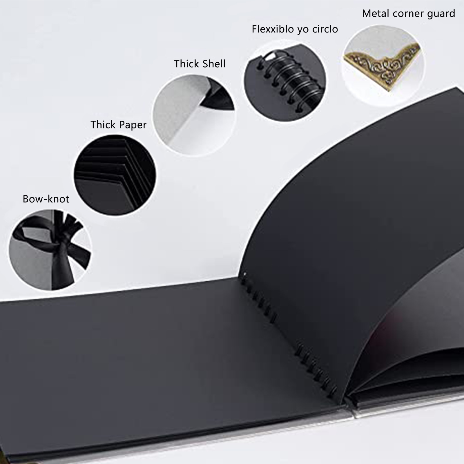 Set album foto creativ, Zggzerg, DIY Craft Paper Photo Book 80 de ...