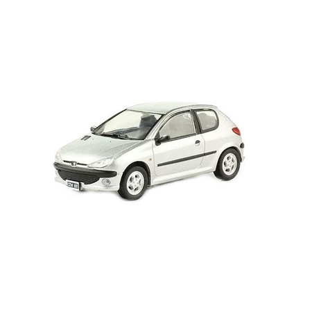 Macheta auto Peugeot 206 gri 1999, 1:43 Ixo - eMAG.ro