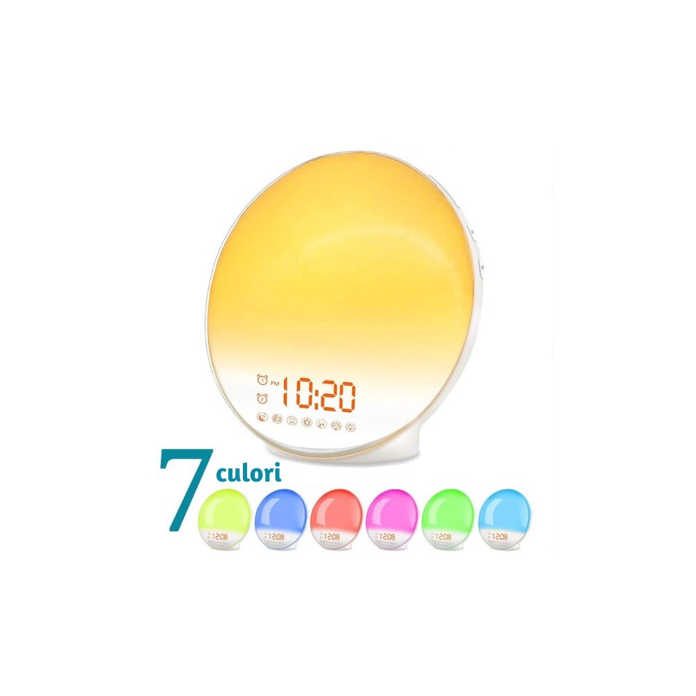 Ceas digital SMART, AleArtizan® cu Radio FM afisare si iluminare LED, 7 ...