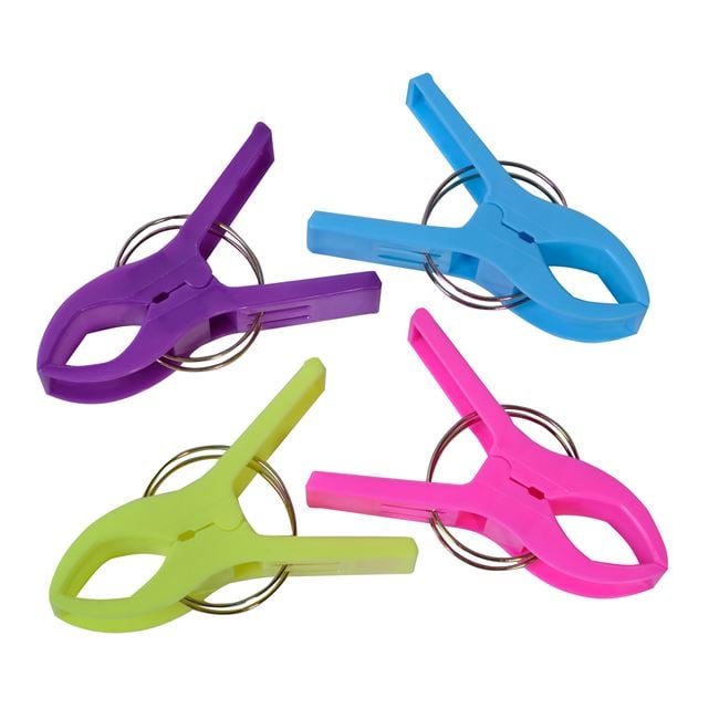 Set 4 carlige de rufe, 12 cm, multicolor - eMAG.ro