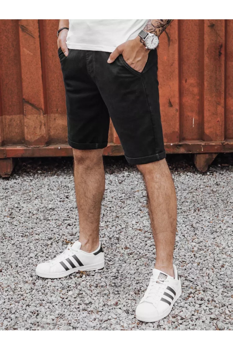Férfi farmer rövidnadrág, Dstreet, Maxwell, fekete, 36 EU - eMAG.hu