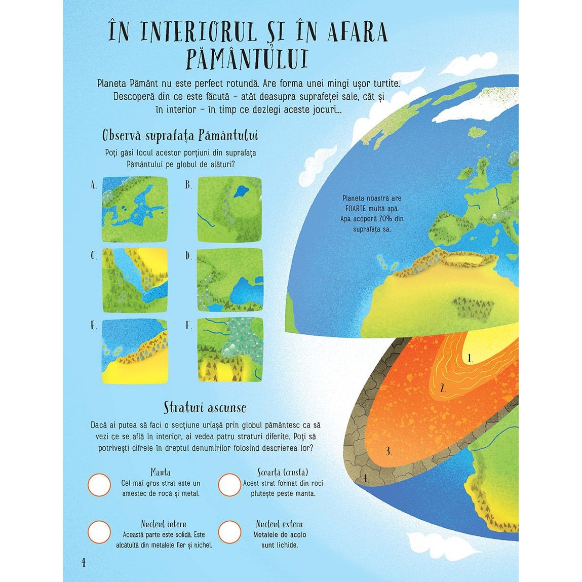Planeta Pamant, Carte de activitati, Usborne Books - eMAG.ro