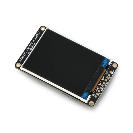 Afisaj grafic TFT LCD 2.2'' 320x240px color cu cititor microSD - SPI - Adafruit 1480 - eMAG.ro