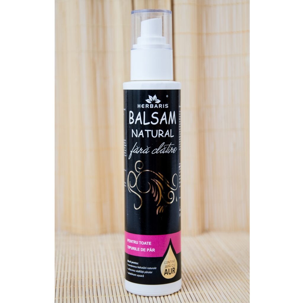 Balsam natural fara clatire pentru toate tipurile de par Herbaris - eMAG.ro