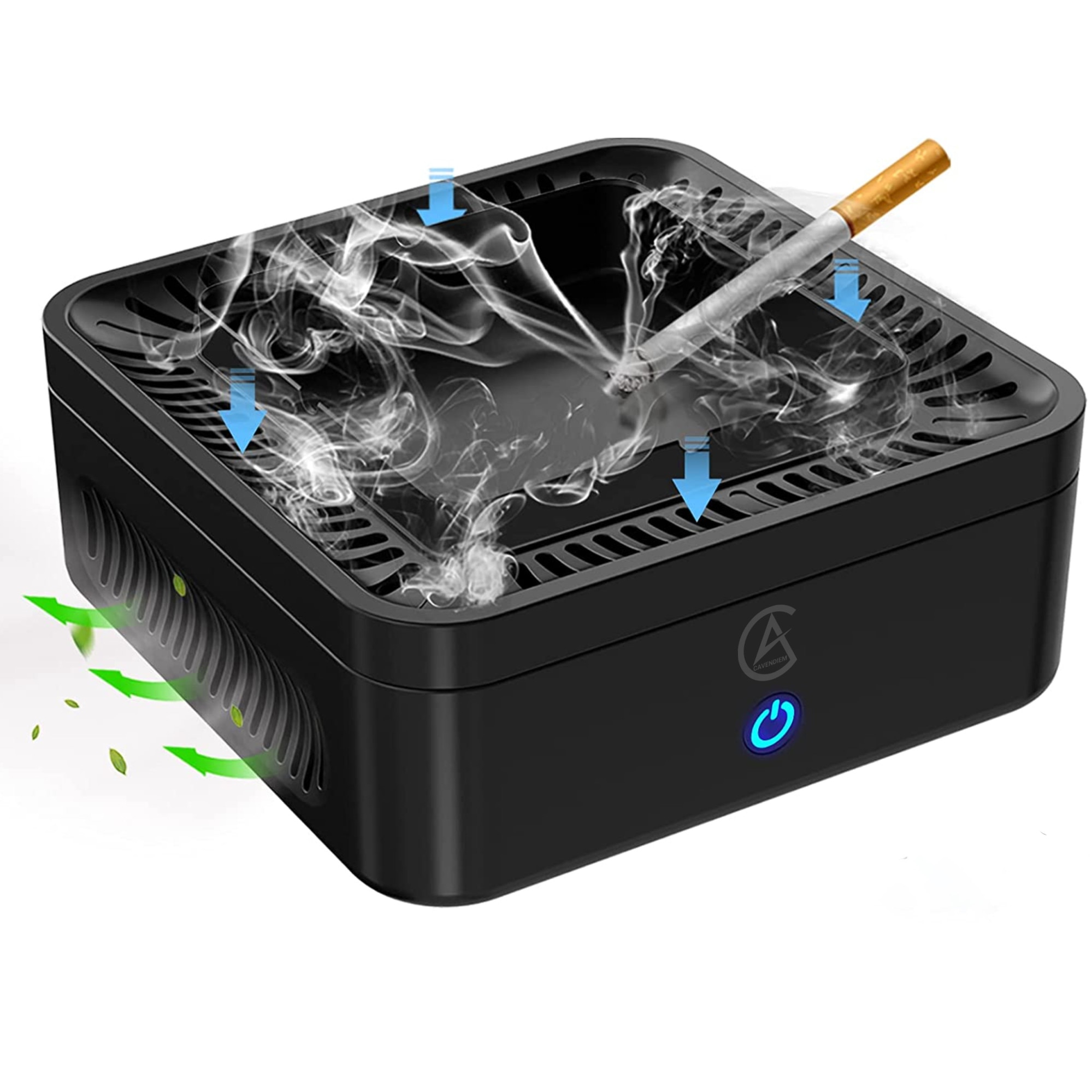 Scrumiera electrica multifunctionala CAVENDIEM, reincarcabila ...