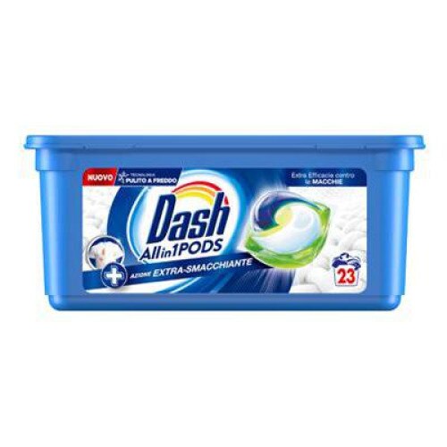Detergent de rufe capsule Dash All in One PODS, 23 spalari - eMAG.ro
