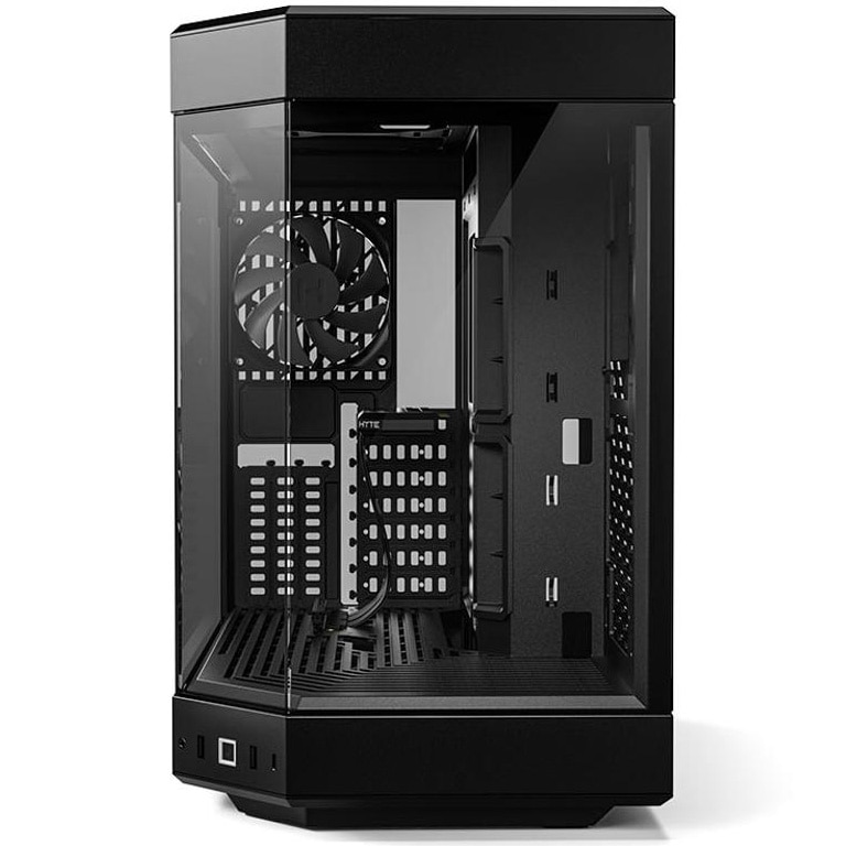 Компютърна кутия HYTE Y60, Mid-Tower, Без захранващ блок, ATX, Черен ...