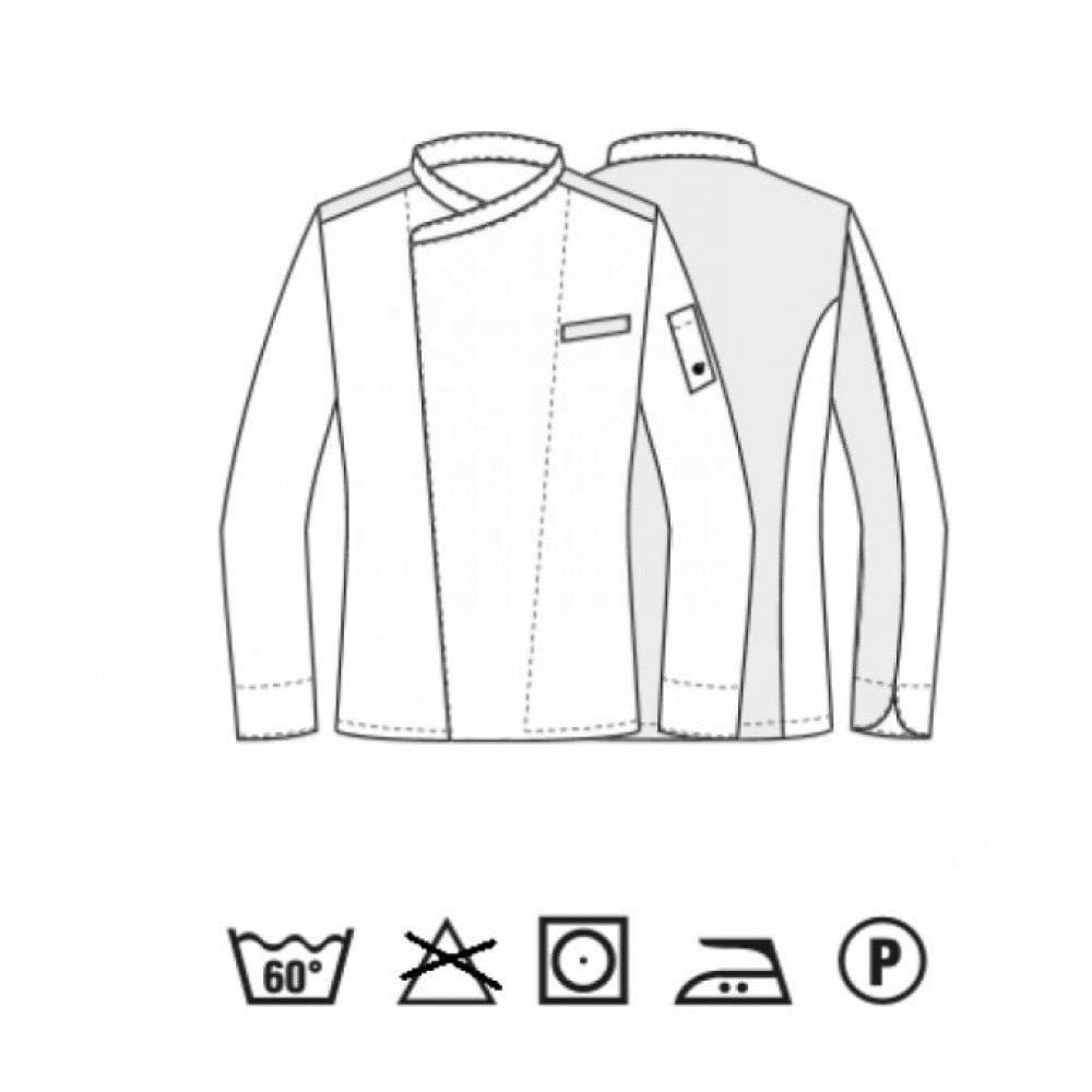 Tunica barbateasca de bucatar model Patrick, Alba, Giblor's, 3XL - eMAG.ro