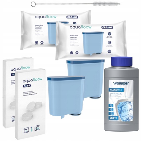Комплект за поддръжка на кафемашини Aquaflow, За Philips/Saeco, Филтри ...