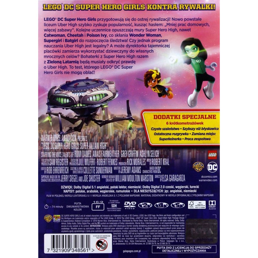 LEGO DC Super Hero Girls: Super-villain High [DVD] - eMAG.bg
