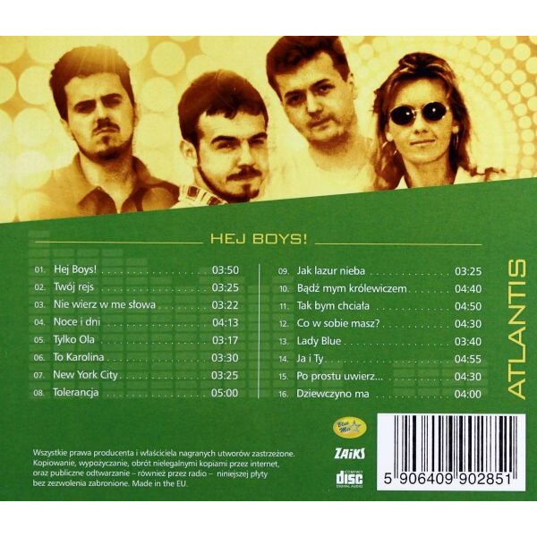Atlantis: Złota kolekcja Disco Polo - Hej boys! [CD] - eMAG.bg