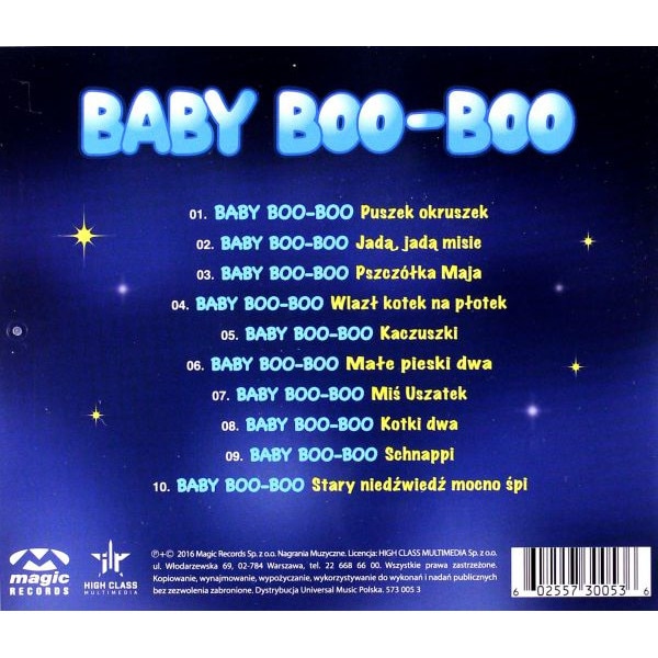 Baby Boo Boo - Pluszakowe Przeboje [CD] - eMAG.hu