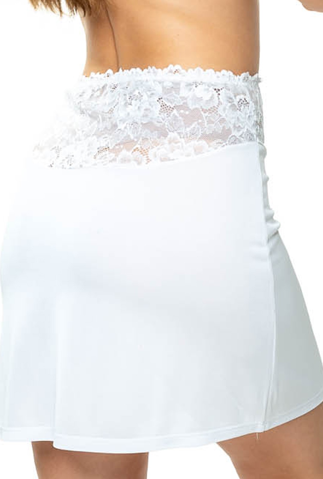 Jupa dama, Mewa, Viscoza, Alb, 38EU - eMAG.ro