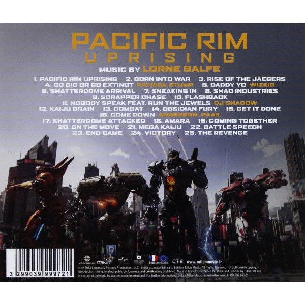 Pacific Rim: Uprising soundtrack (Pacific Rim: Rebelia) [CD] - eMAG.ro