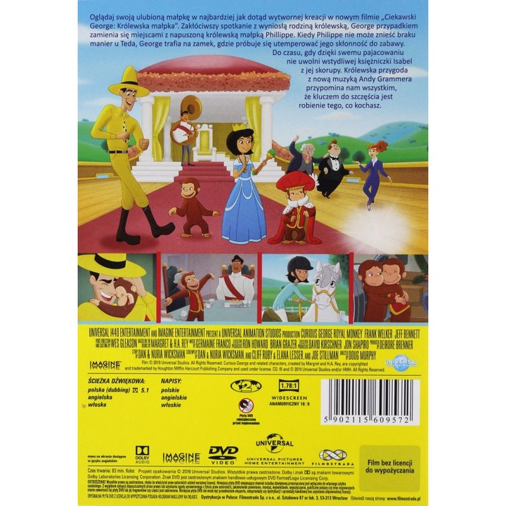 Curious George: Royal Monkey [DVD] - eMAG.bg