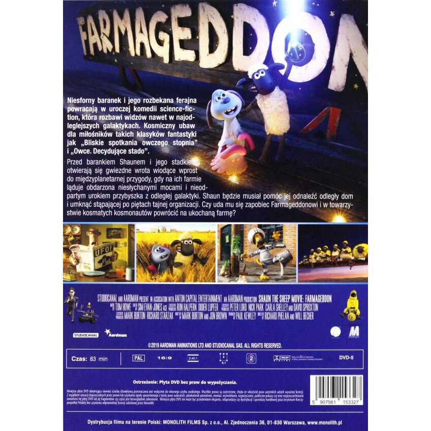 A Shaun the Sheep Movie: Farmageddon [DVD] - eMAG.ro