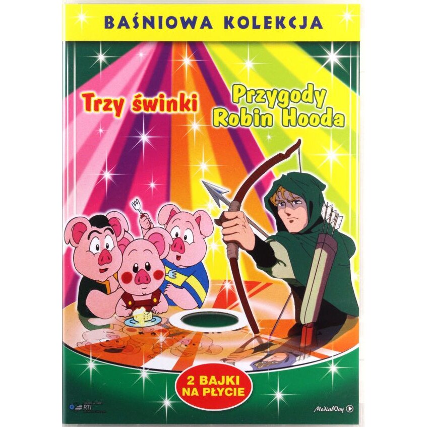 Trzy świnki / Przygody Robin Hooda [DVD] - eMAG.hu