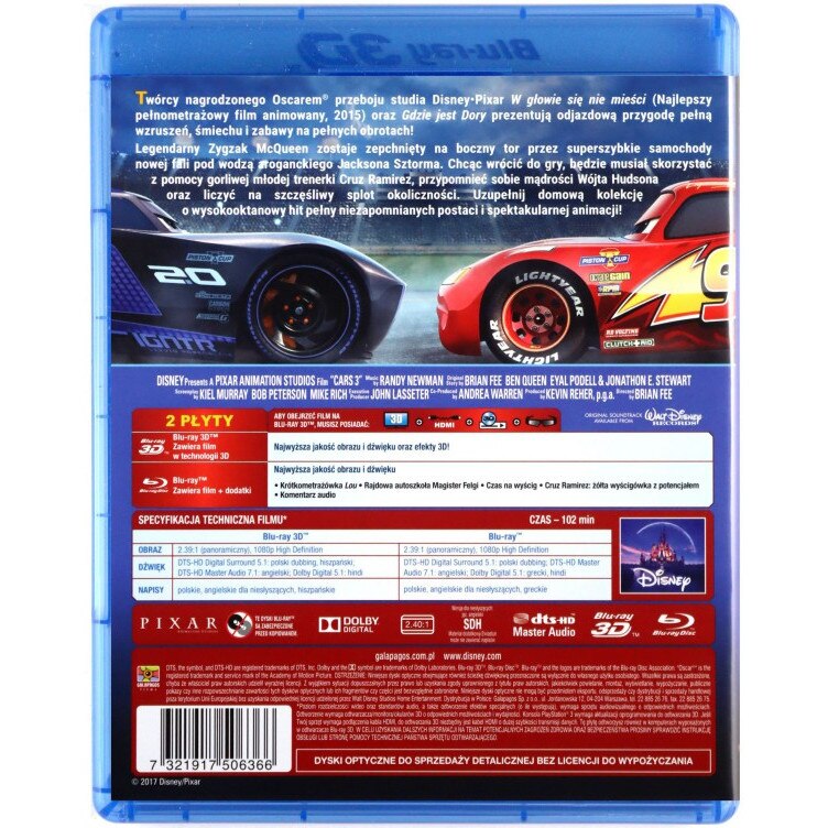 Masini 3 [Blu-Ray 3D]+[Blu-Ray] - eMAG.ro