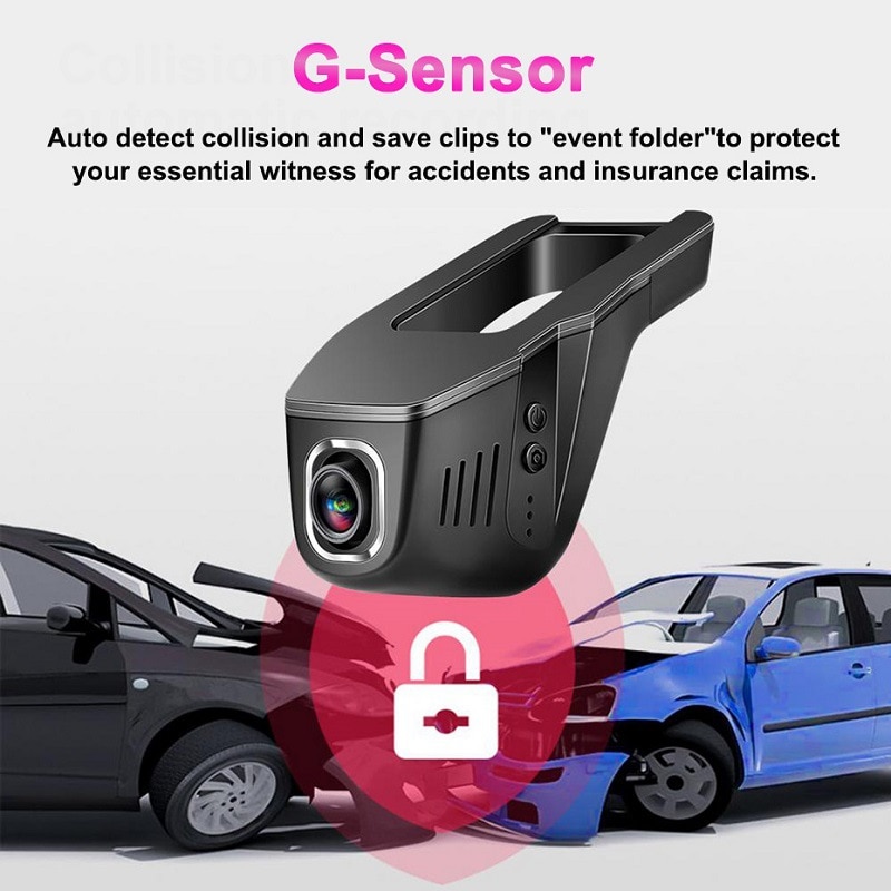 Camera Auto DVR, 4K, 2160P, Dashcam UHD, Discreta, Parking Monitor, 140 ...