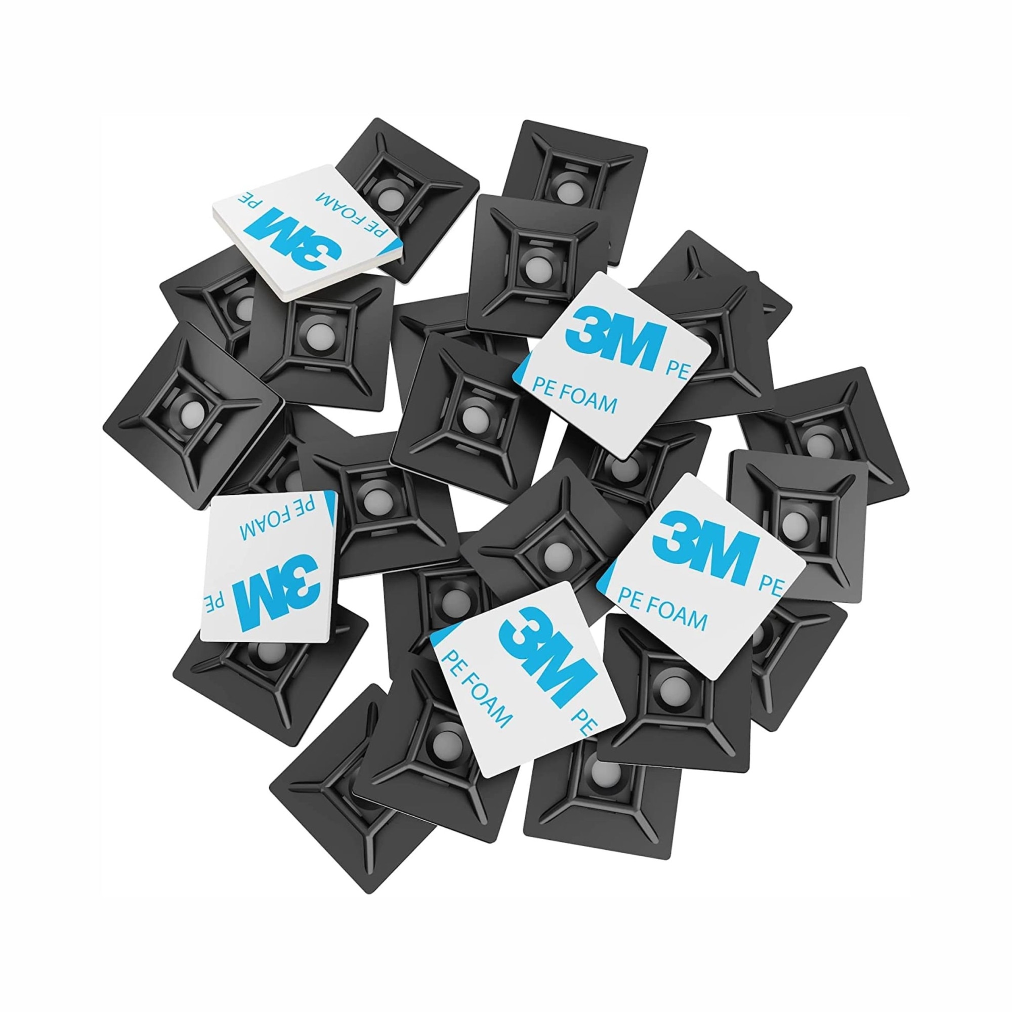 Cleme Adezive pentru trasee de cabluri, boxe sau TV cu coliere din ...