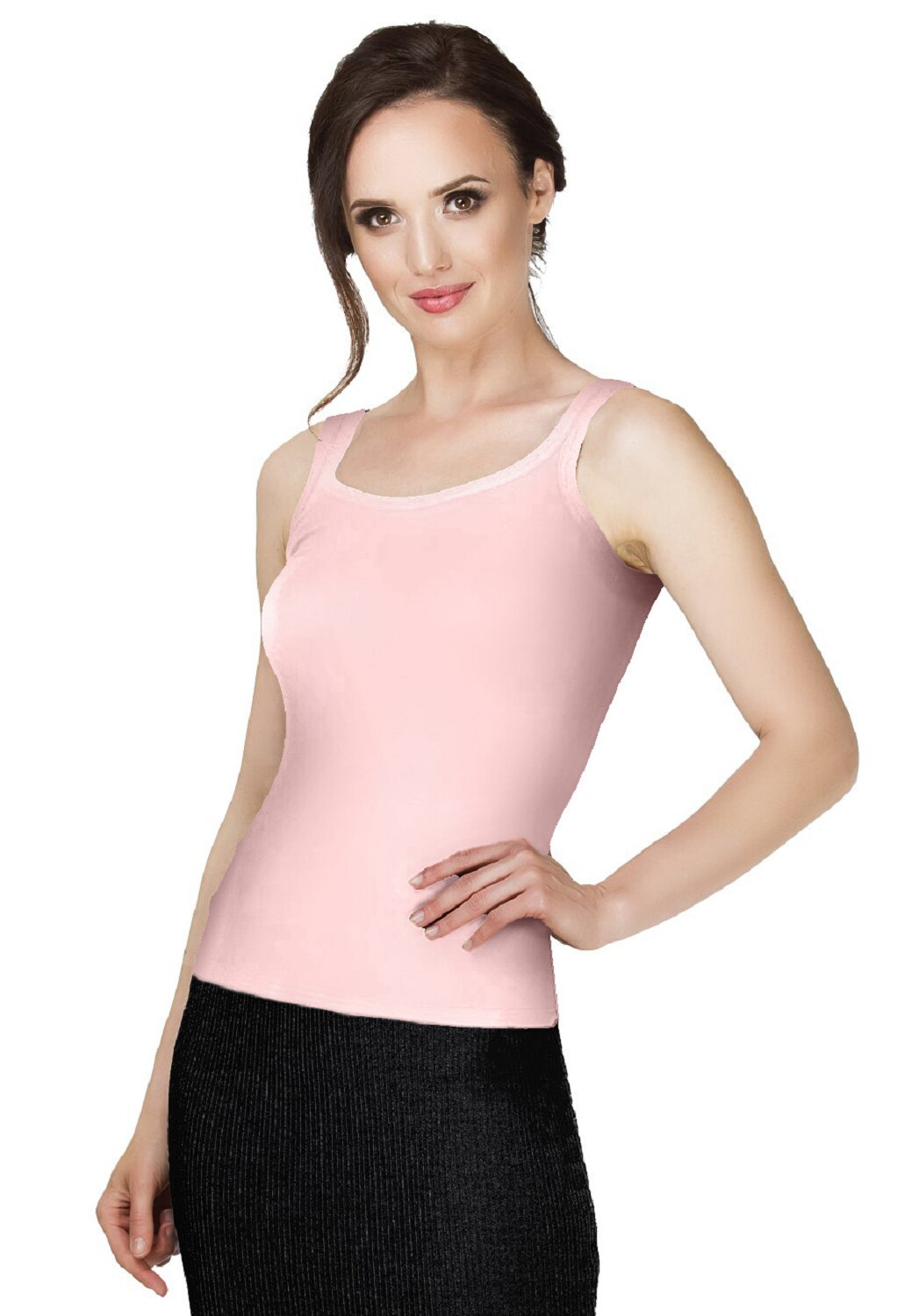 Maiou de dama, Lookat, Bumbac, Roz, 40 - eMAG.ro