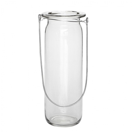 Felinar transparent din sticla 25 cm Murphy Hubsch - eMAG.ro