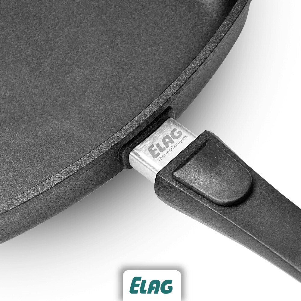 Tigaie profesionala pentru plita cu inductie ELAG PE-728, diametru 28 ...