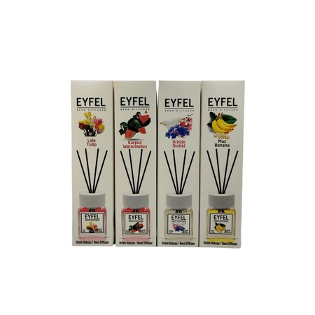 Set 4 Parfumuri de camera cu betisoare Eyfel 120 ml - eMAG.ro