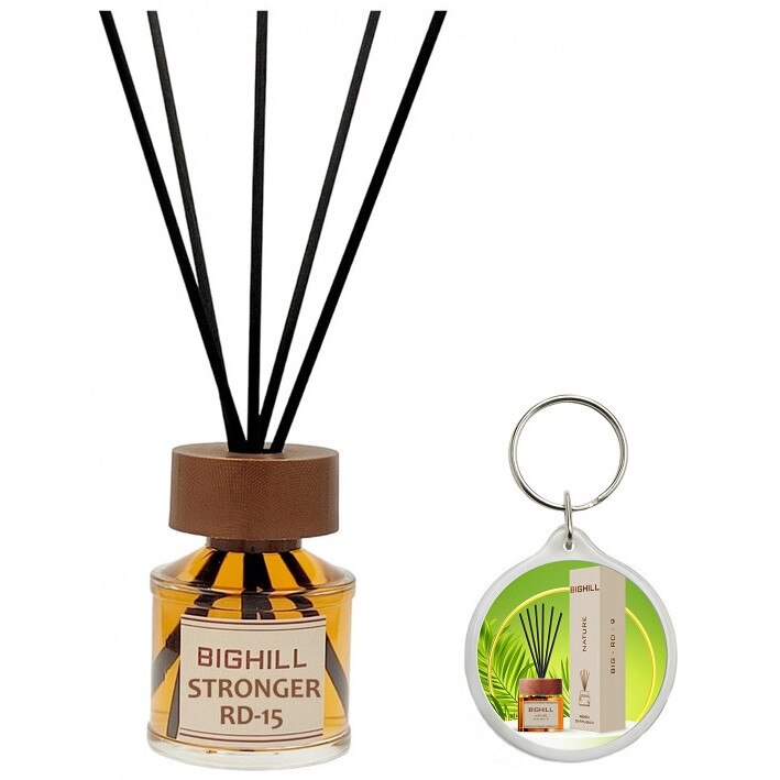 Set Odorizant Parfum de camera Bighill Stronger 120 ml cu Breloc ...