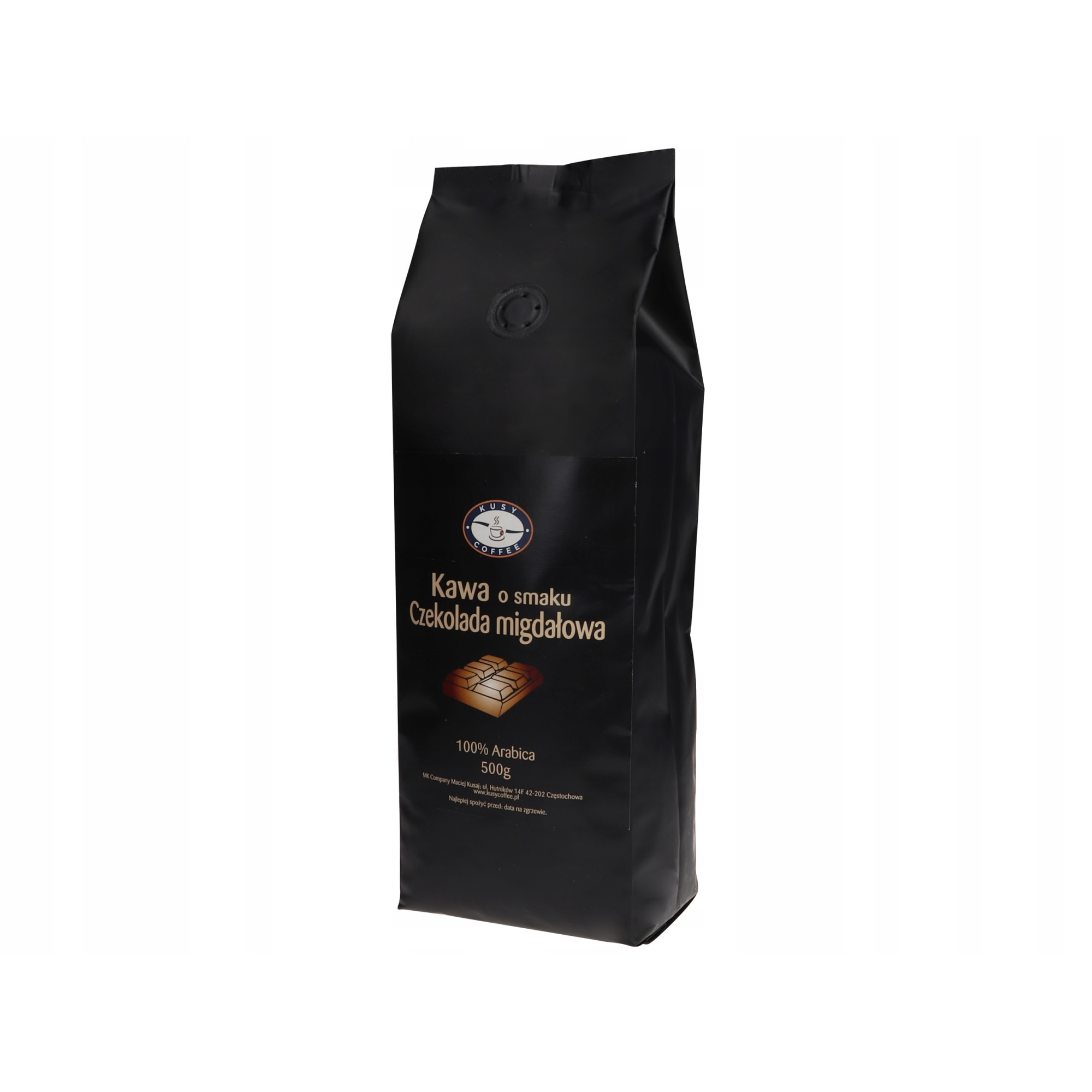 Boabe de cafea, Kusy Coffee, Aroma de ciocolata cu migdale, 500 g - eMAG.ro