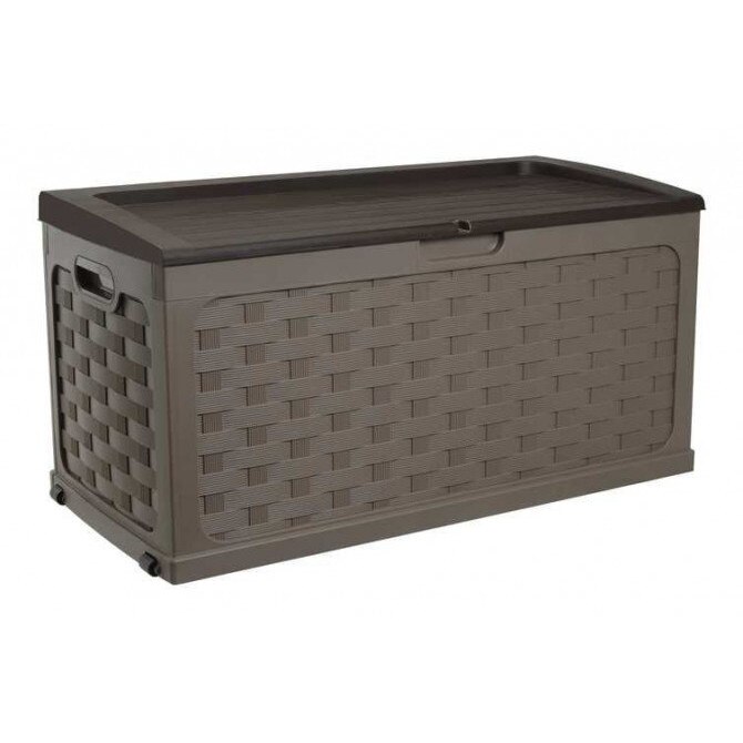 Lada depozitare gradina, Coil, Plastic, 335 l, Maro - eMAG.ro