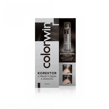 Vopsea de par radacini, Colorwin, 4.6 g, Negru - eMAG.ro