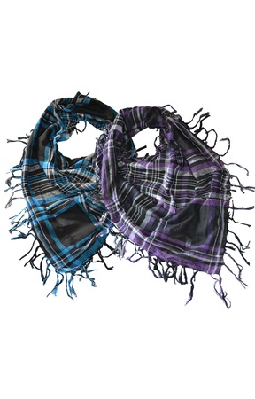 Set 2 esarfe albastru cu mov - eMAG.ro