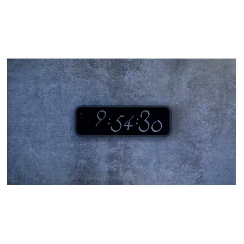 Декоративен часовник Lexon Script XL - eMAG.bg