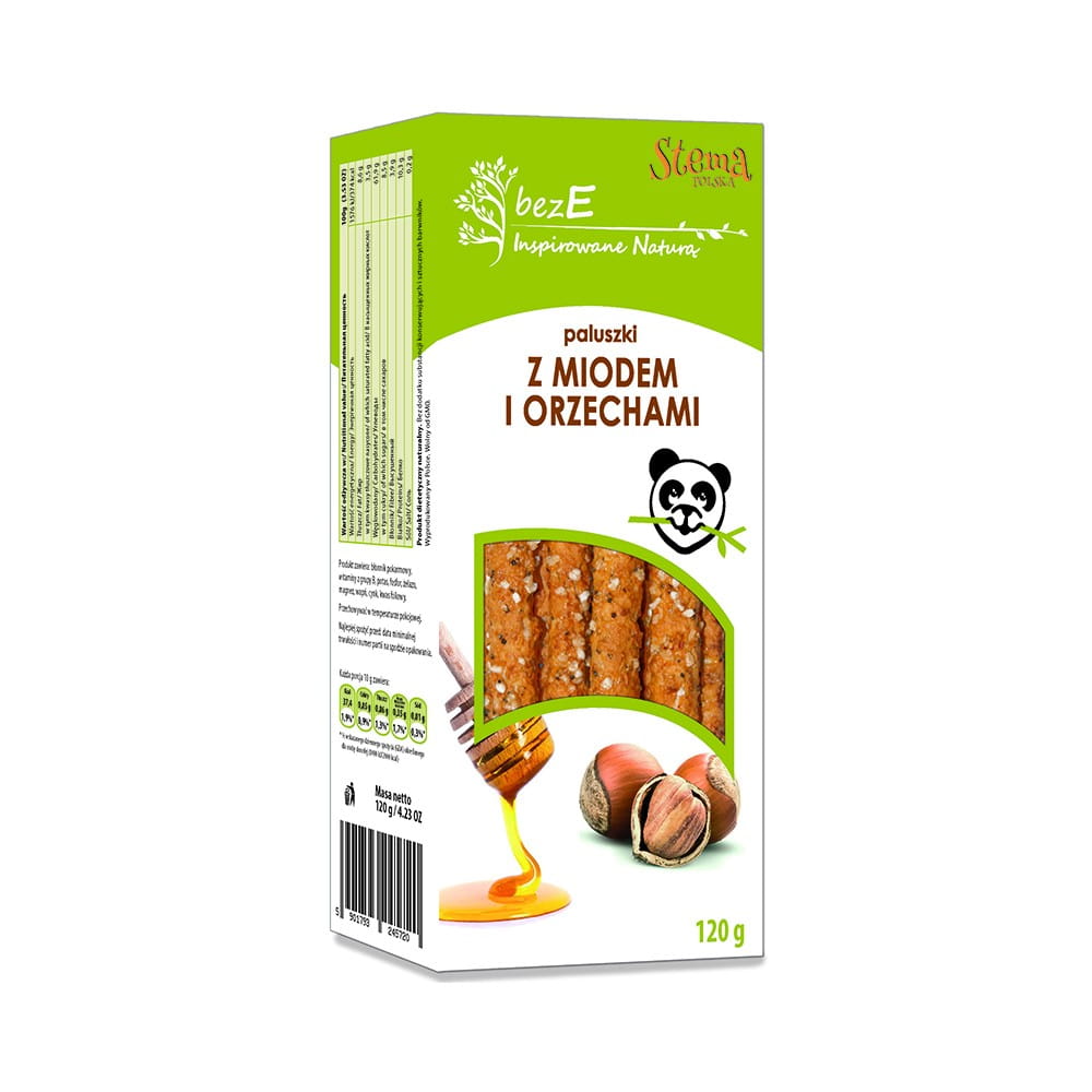 Sticksuri cu miere si nuci Stema, 120 g - eMAG.ro