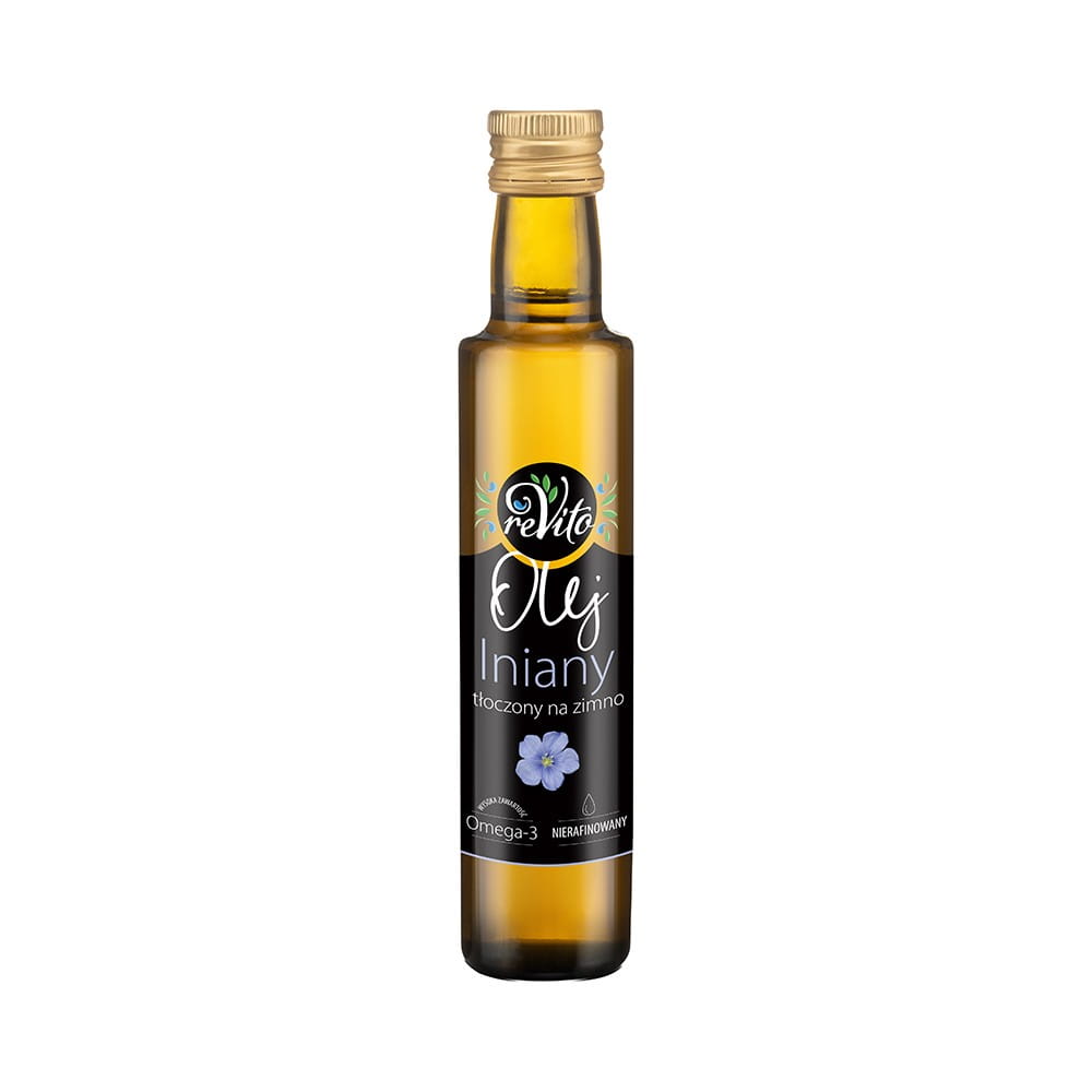 Ulei din seminte de in, ReVito, Presat la rece, 250 ml - eMAG.ro