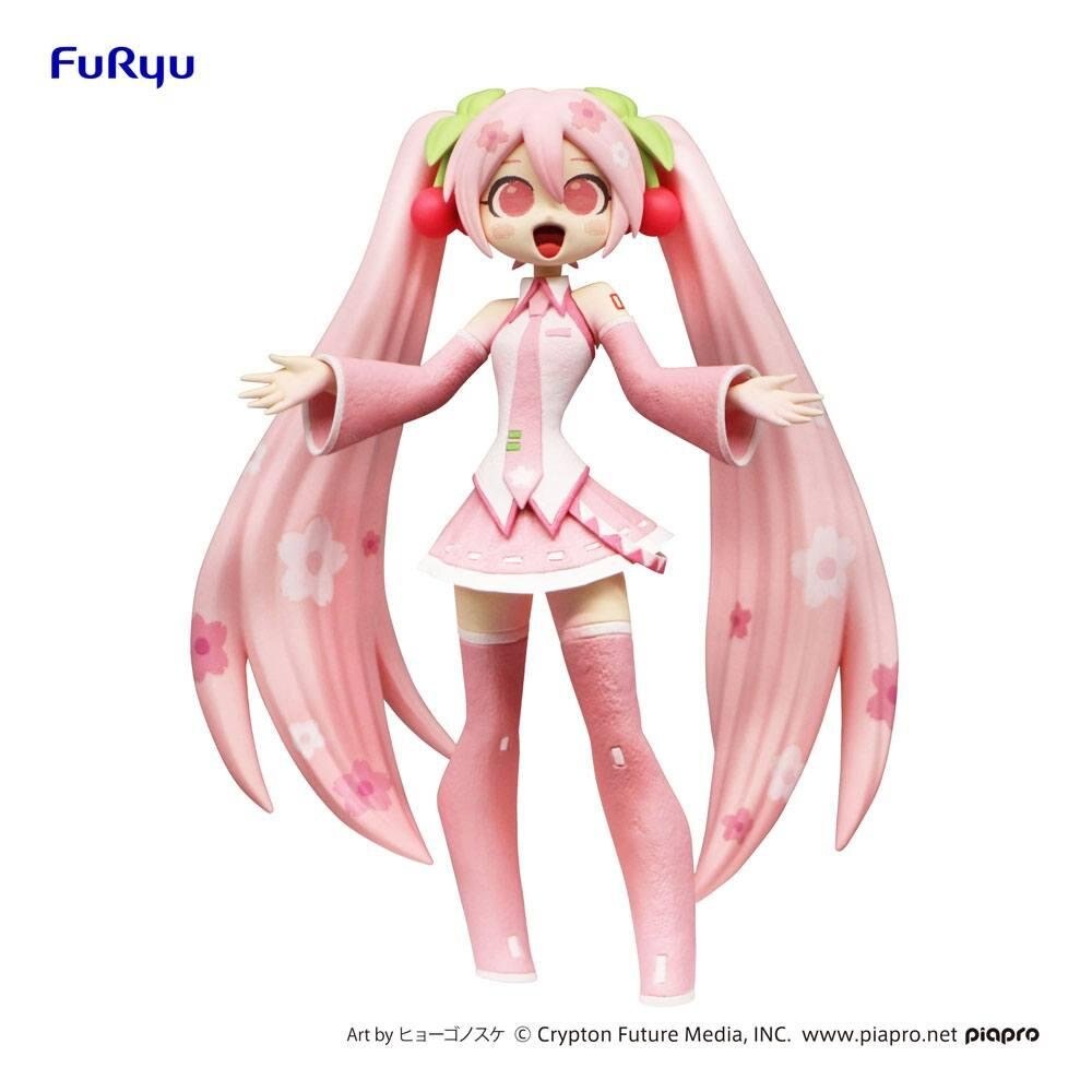 Hatsune Miku: CartoonY - Статуя на Сакура Мику (16 см) - eMAG.bg