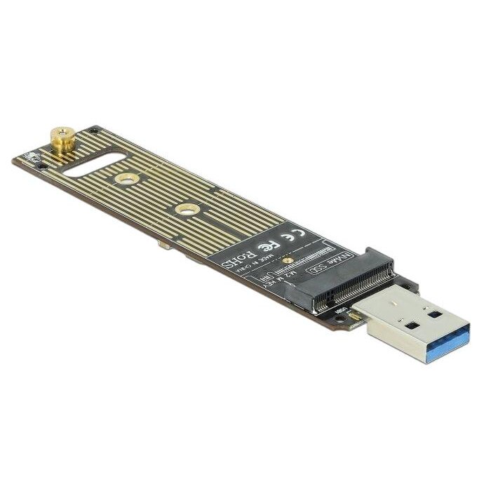 Convertor DeLock pentru SSD M.2 NVMe PCIe cu USB 3.1 Gen 2 64069 - eMAG.ro