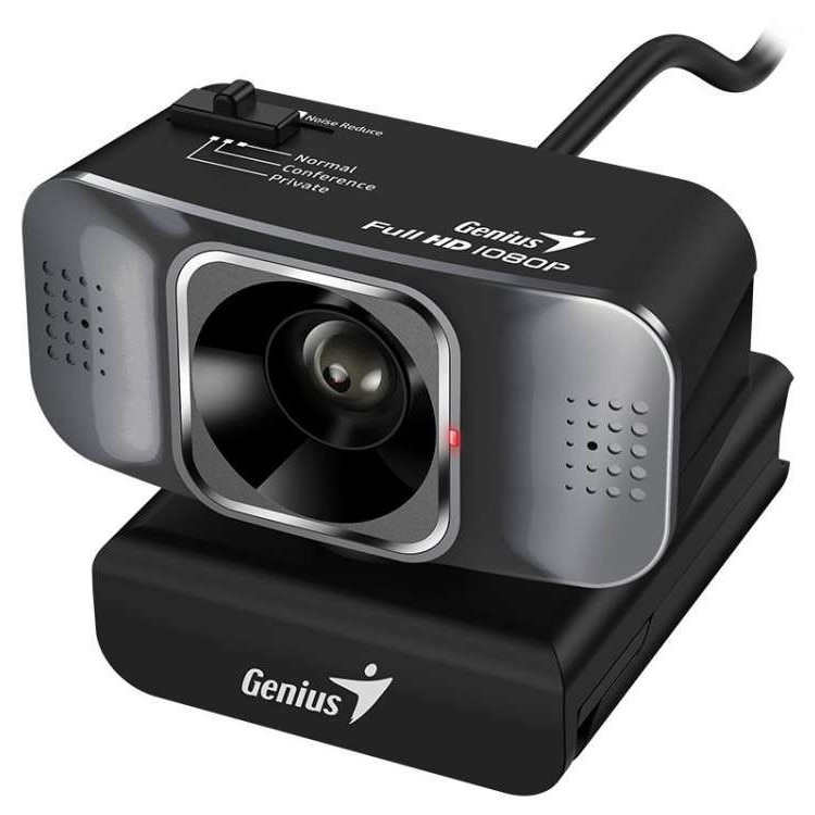 Webcam, Genius, USB 2.0, Full HD, 2Mp, Negru - eMAG.ro