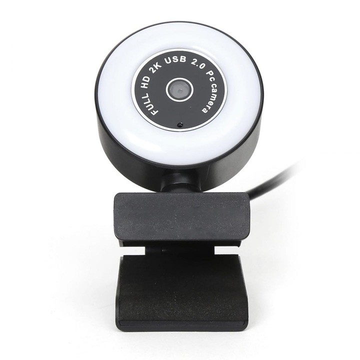 Webcam LED, Platinet, 3Mp, USB, Negru - eMAG.ro